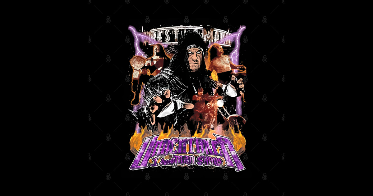 The Undertaker Vintage - The Undertaker - Sticker | TeePublic