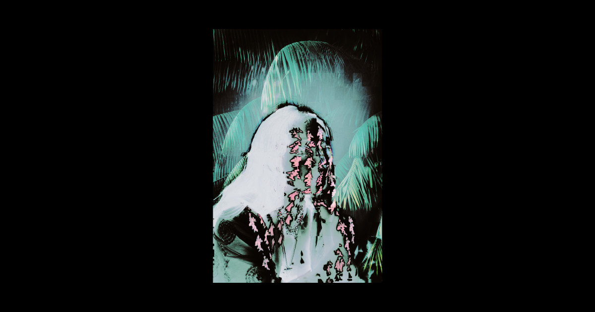 DEMON SOUL - Glitch Art Portrait Surreal Ghost - Glitch Art - Sticker ...