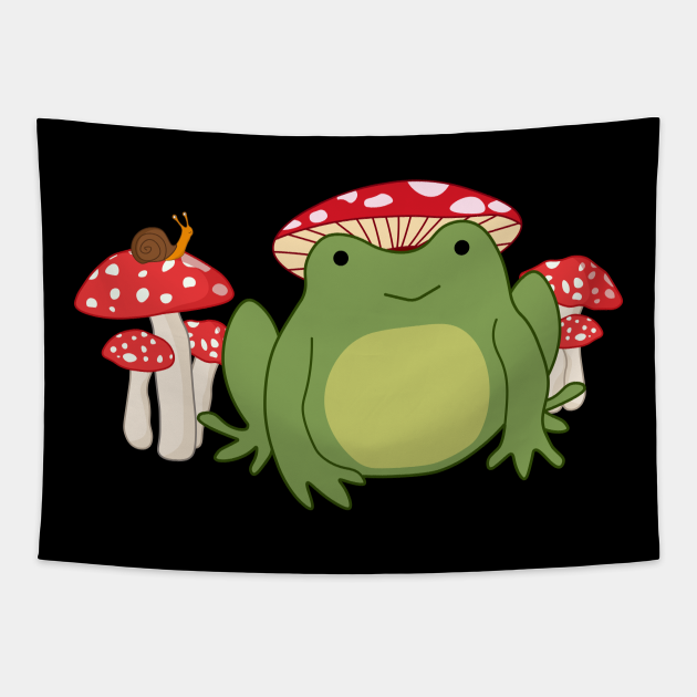 Cottagecore Aesthetic Frog Snail Mushroom Hat Cottagecore Cottagecore