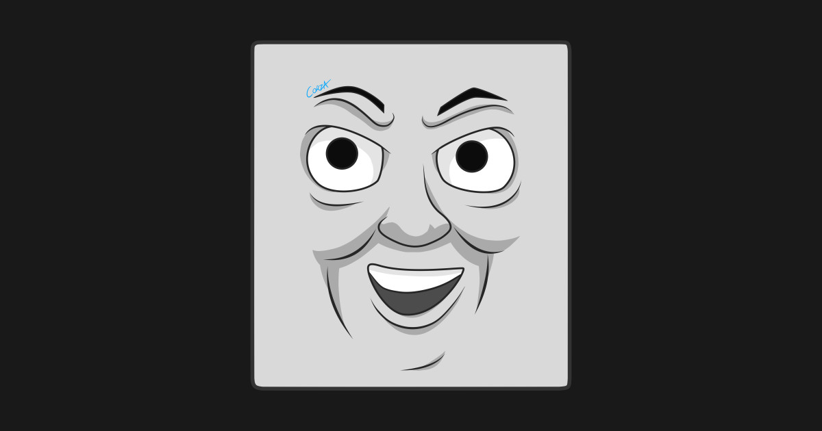 Diesel devious face - Thomas The Tank - Baseball T-Shirt | TeePublic