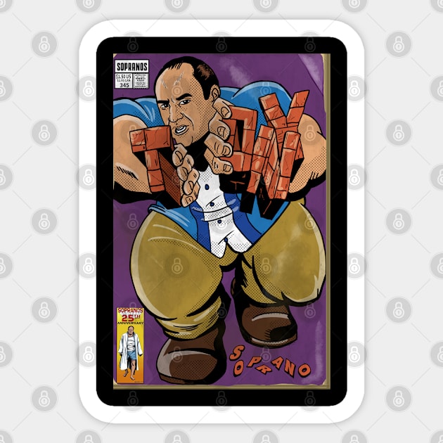 The Incredible Tony - Mafia - Sticker | TeePublic