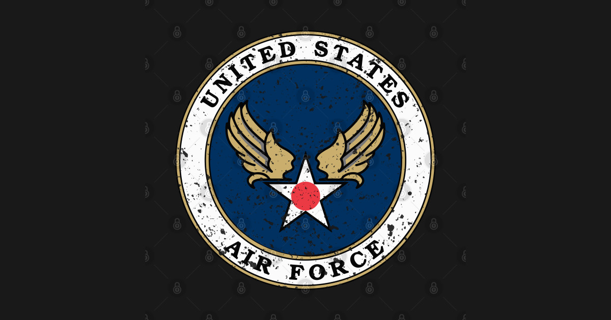 United Stated Air Force USAF Vintage Logo - Usaf Logo - T-Shirt | TeePublic