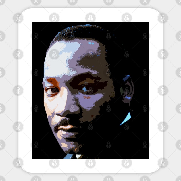 martin luther king jr - Martin Luther King Jr - Sticker | TeePublic