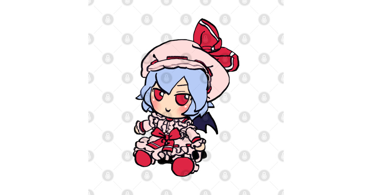 I draw remilia scarlet fumo plush / touhou memes - Touhou - T-Shirt ...