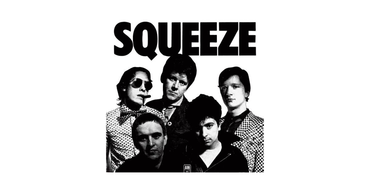 Band Squeeze Tour Vintage Music Album Fan Logo - Squeeze Band - T-Shirt ...