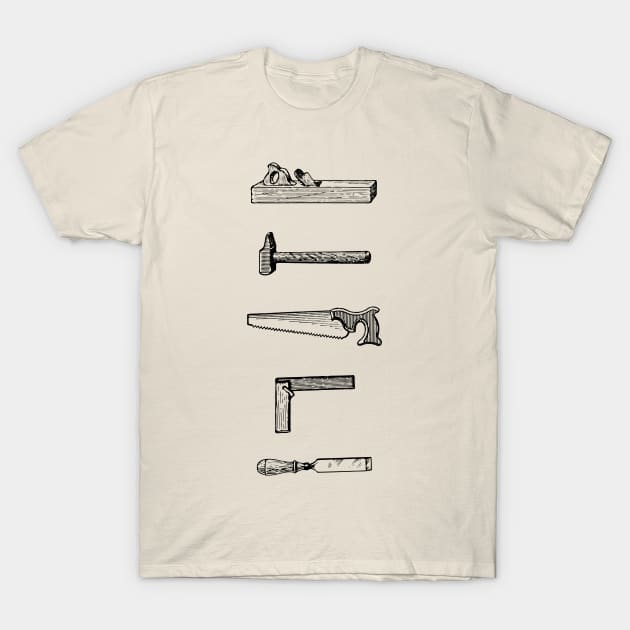 Hand Tools - Woodworking - T-Shirt | TeePublic
