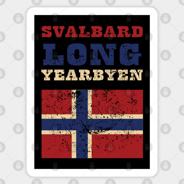 Flag of Svalbard - Country Flag - Sticker | TeePublic