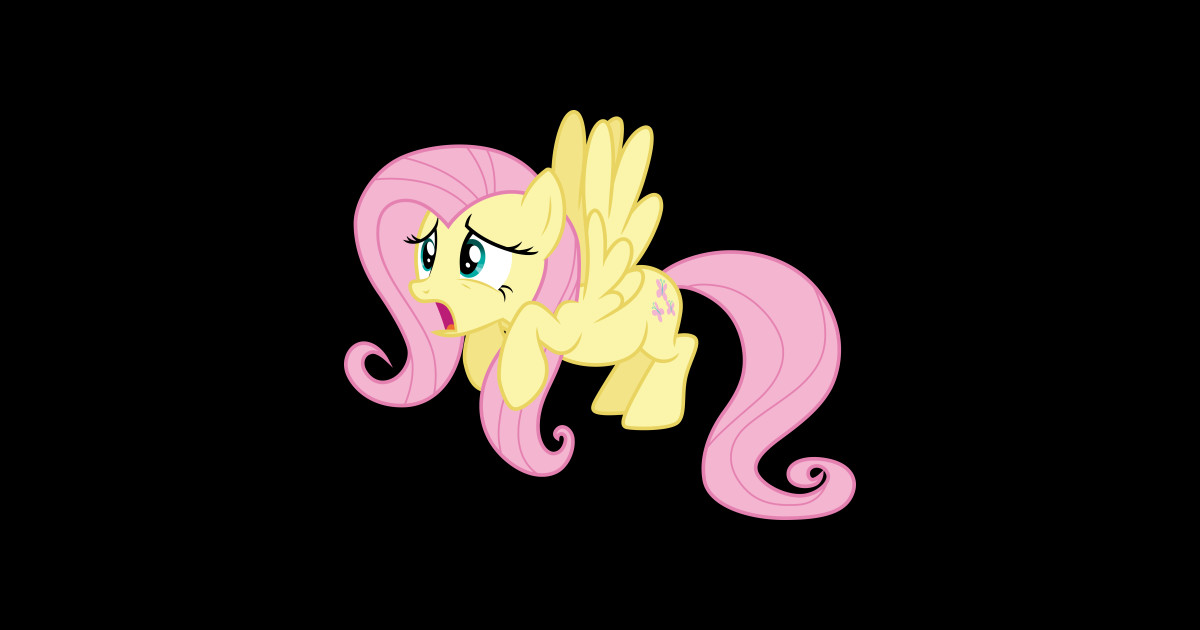 Horrified Fluttershy - My Little Pony - Sticker | TeePublic