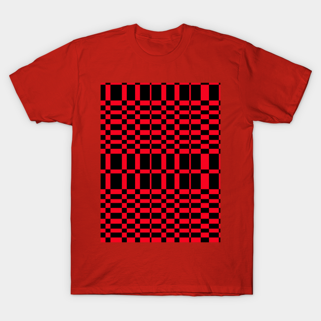 CHECKERED 3 - Geometric Patterns - T-Shirt | TeePublic