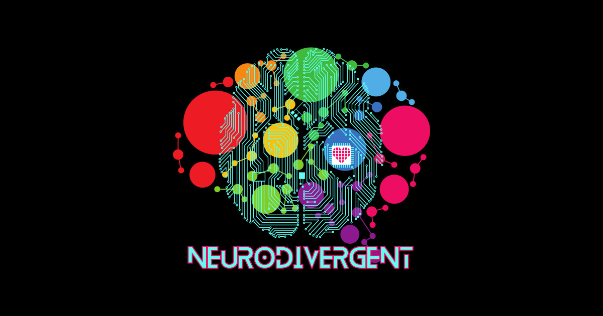 Neurodivergent - Neurodivergent - Sticker | TeePublic