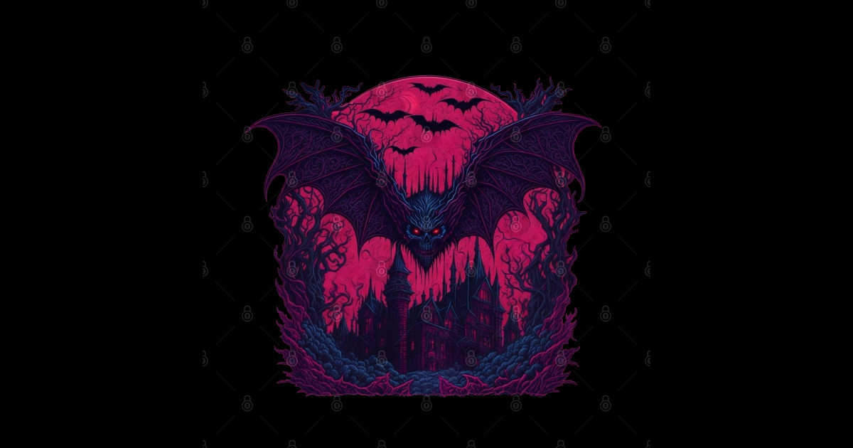 Vampire Bat - Vampire Bat - Sticker | TeePublic