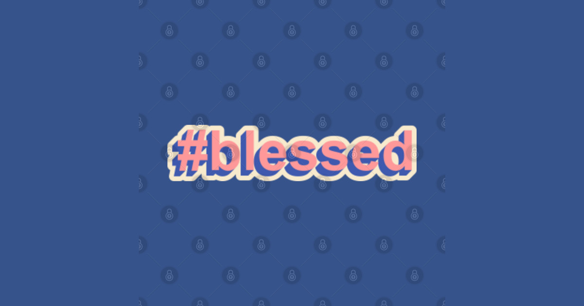 Retro Blessed Pastel Color Simple - Quotes And Sayings - T-Shirt ...