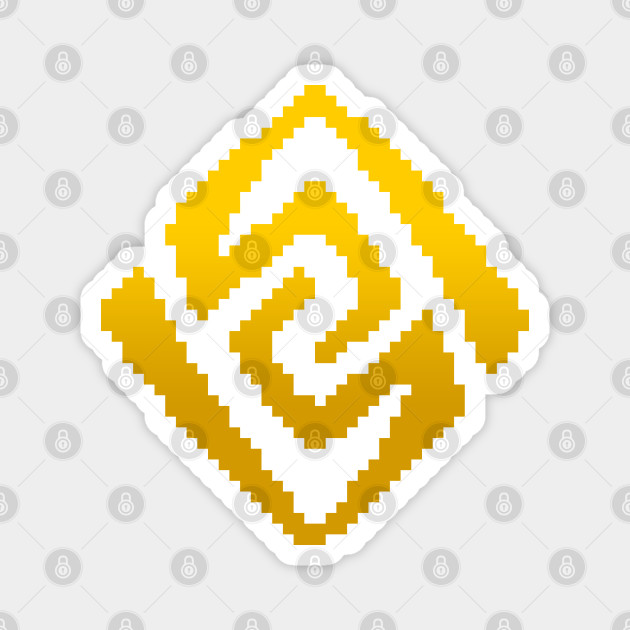 Geo Elements Genshin Impact Pixel Art - Genshin Impact - Magnet | TeePublic