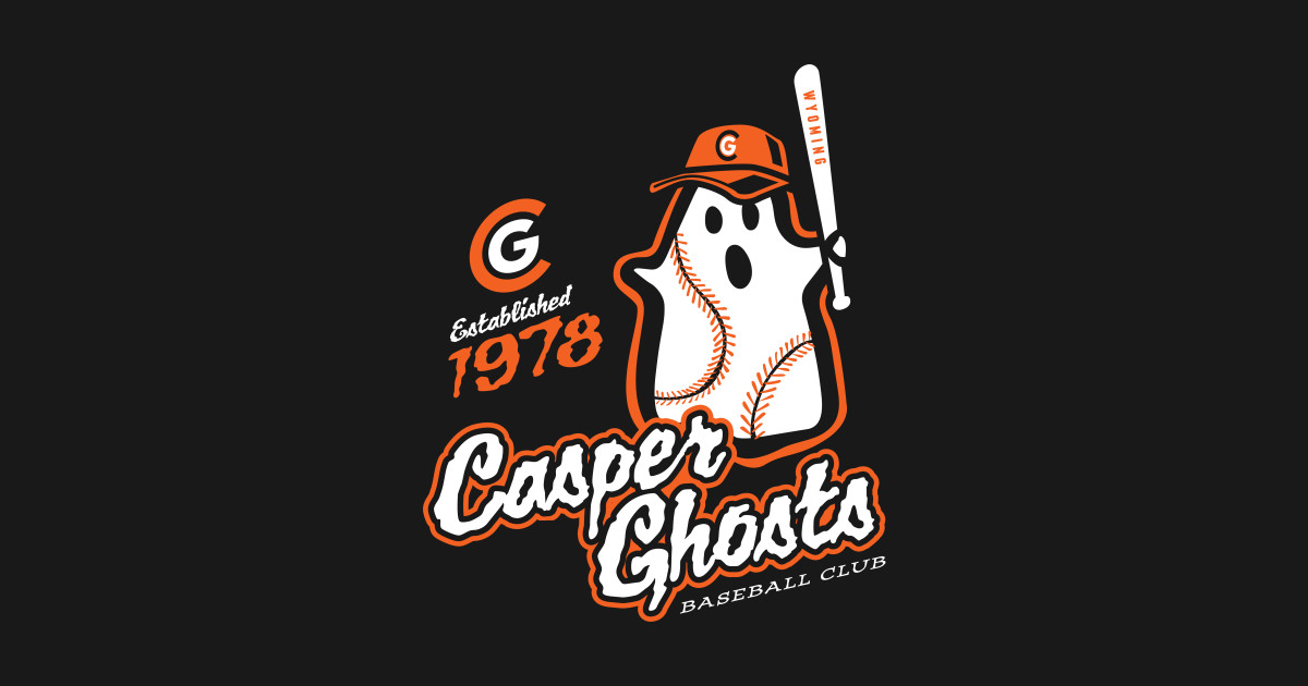 Casper Ghosts - Defunct Minor League Baseball Teams - T-Shirt | TeePublic