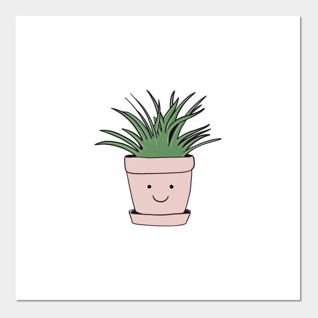 Cute smiling plant - Smiling Plant - Posters and Art Prints | TeePublic