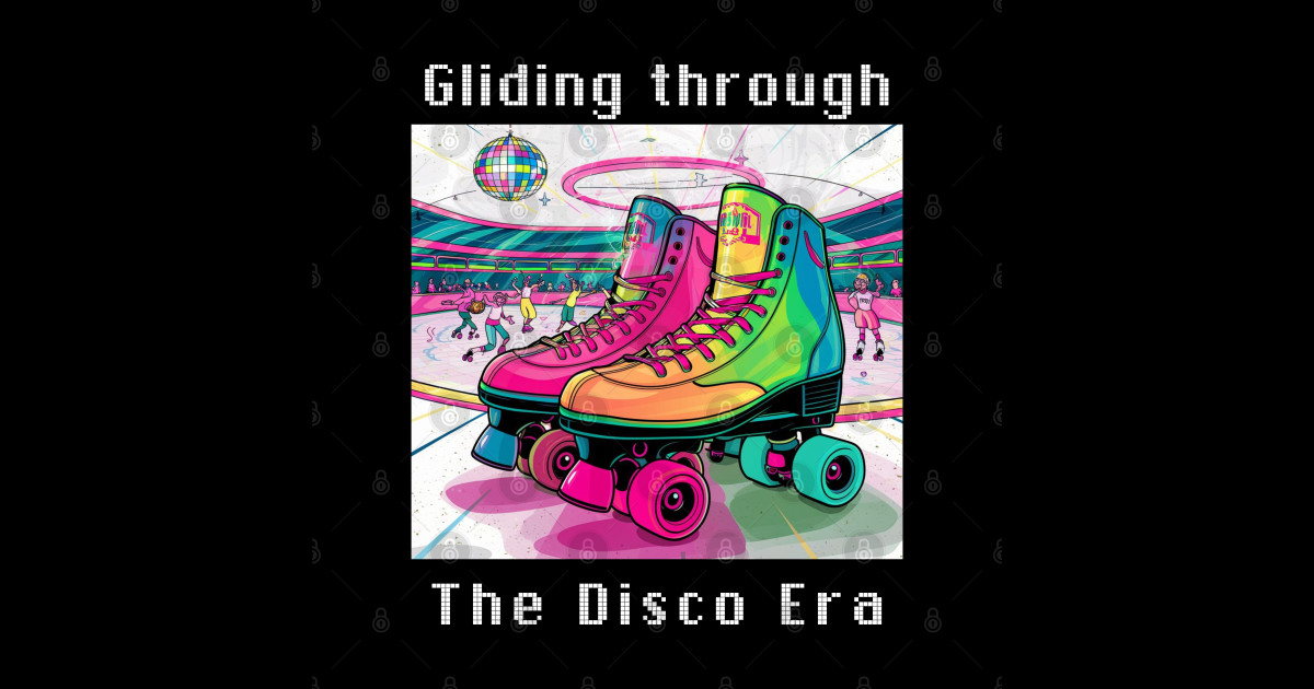 1980s Era Roller Skates Gliding Through the Disco Era, 80s skating ...