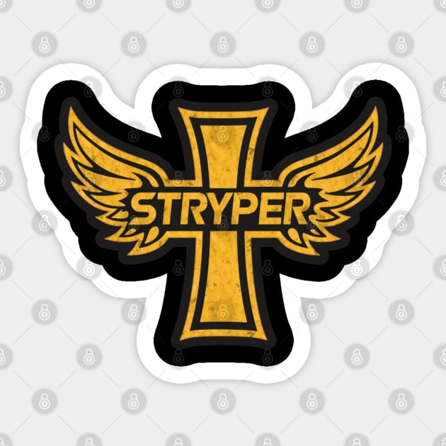 Stryper - Angel Wings Logo - Rock Band - Sticker | TeePublic