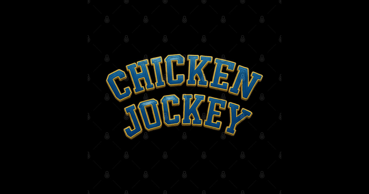 Chicken Jockey Varsity - Chicken Jockey Minecraft - Sticker | TeePublic