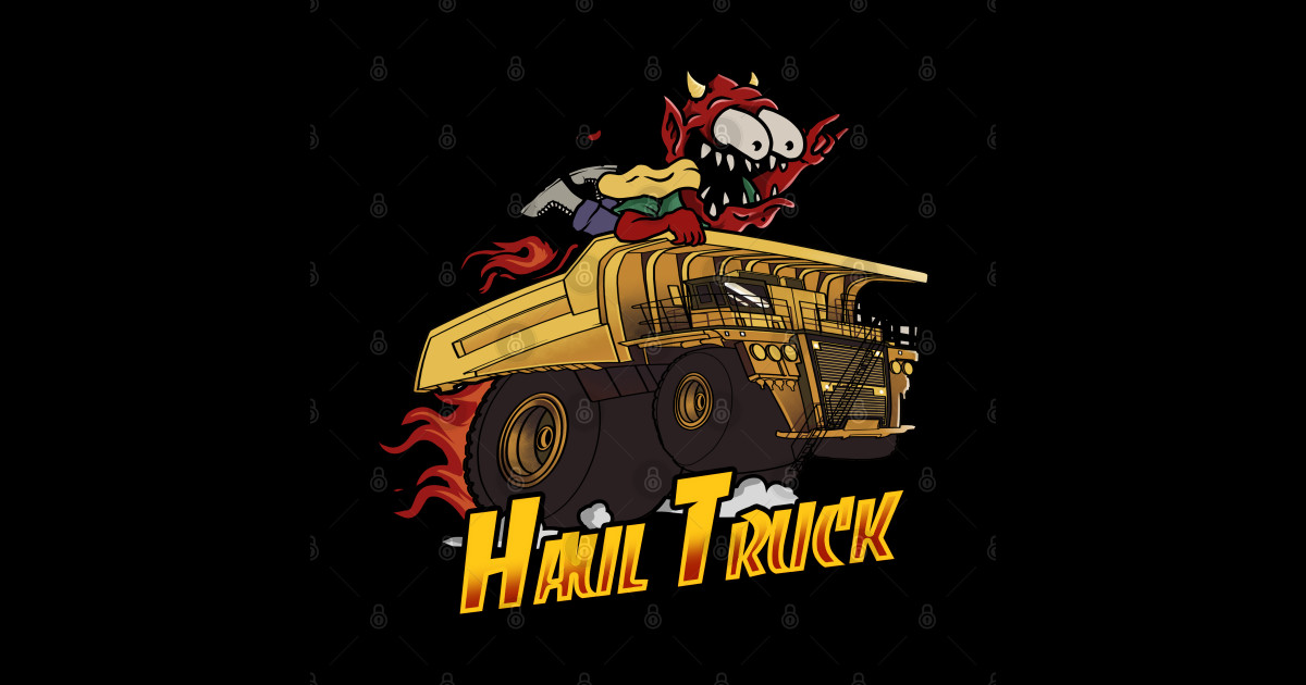 Haul Truck Devils - Truck - Sticker | TeePublic