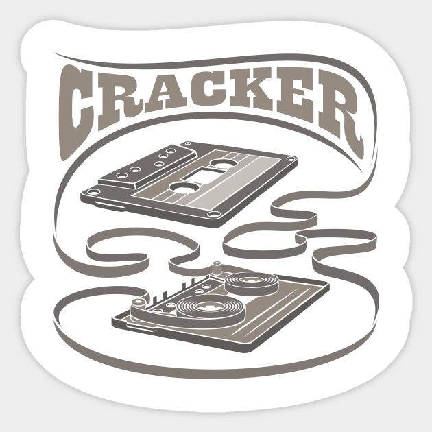 Cracker Exposed Cassette - Musician - Sticker | TeePublic