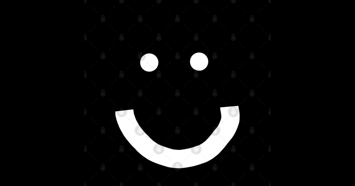 Express Yourself Minimal Happy Smiley Face - Minimal - Sticker | TeePublic