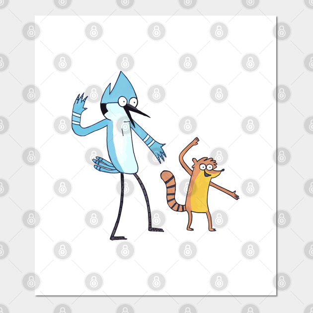 Dancing Mordecai and Rigby - Dancing Mordecai And Rigby - Posters and ...