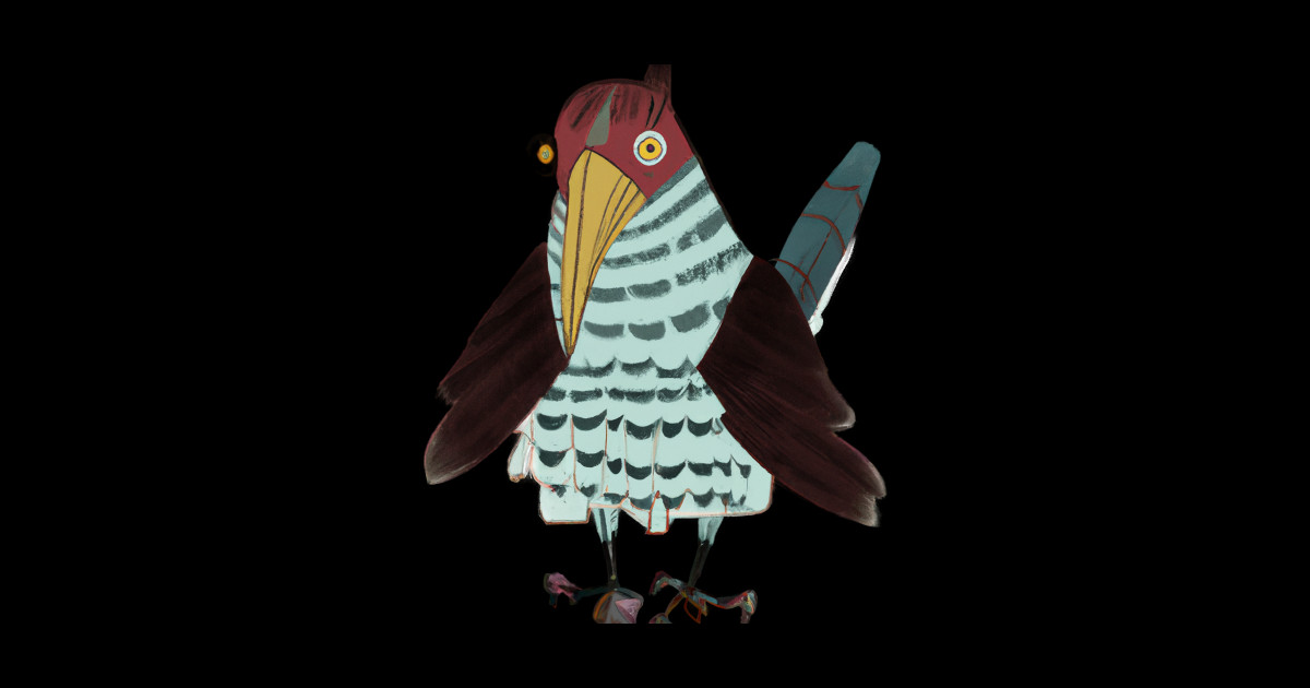Cute Cuckoo Drawing - Cuckoo - Sticker | TeePublic