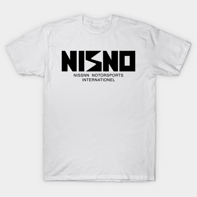 NISNO Initial D NISMO Old Logo Spoof Black - Initial D - T-Shirt ...