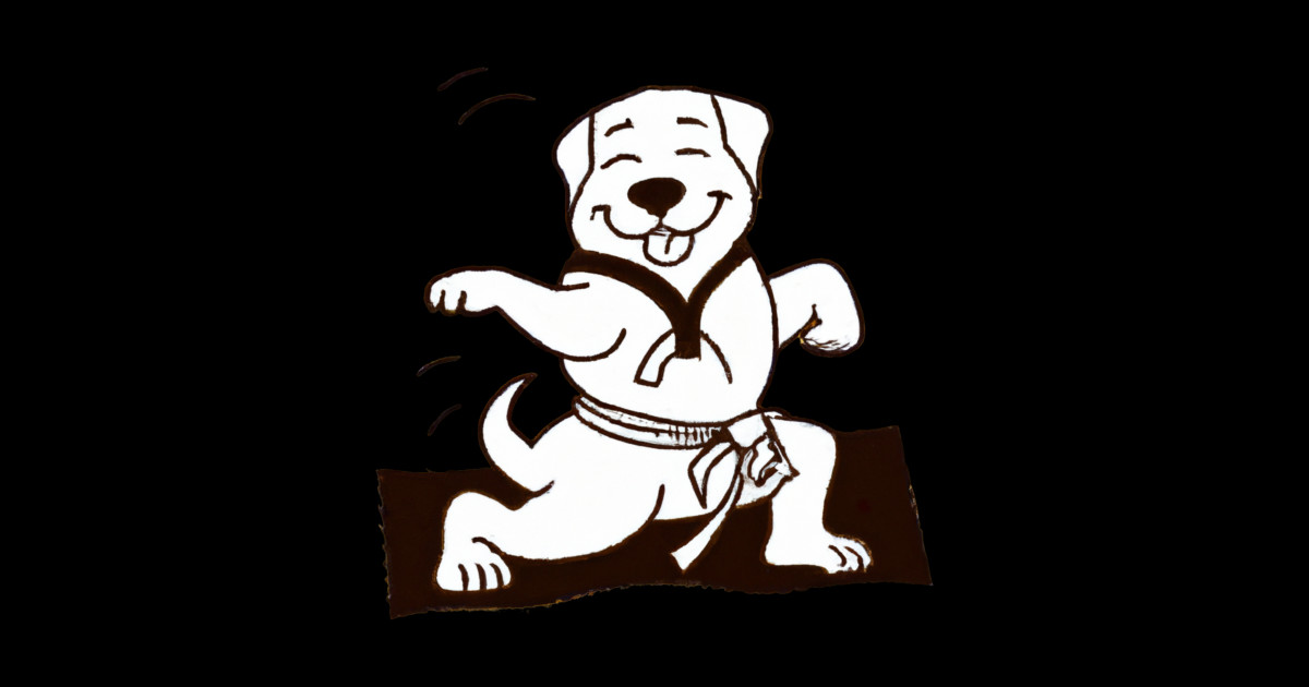 Dog Knows Karate - Dog Lover - Sticker | TeePublic