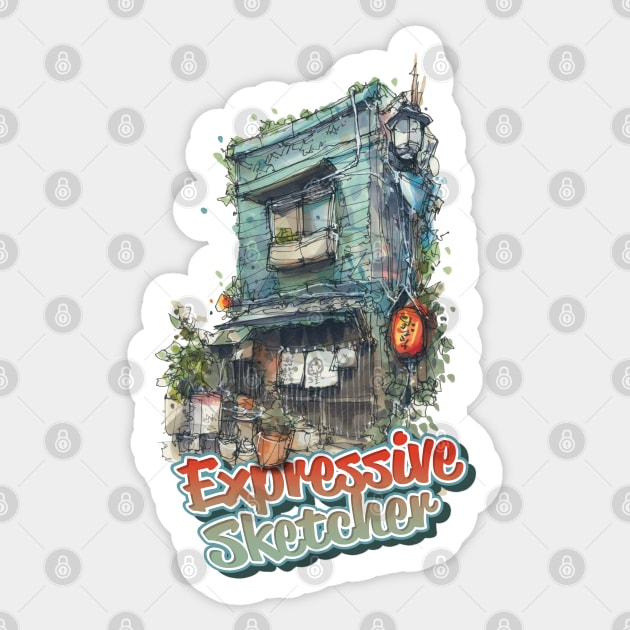 Copperplate Japanese House Expressive Sketcher - Architecture Lover ...