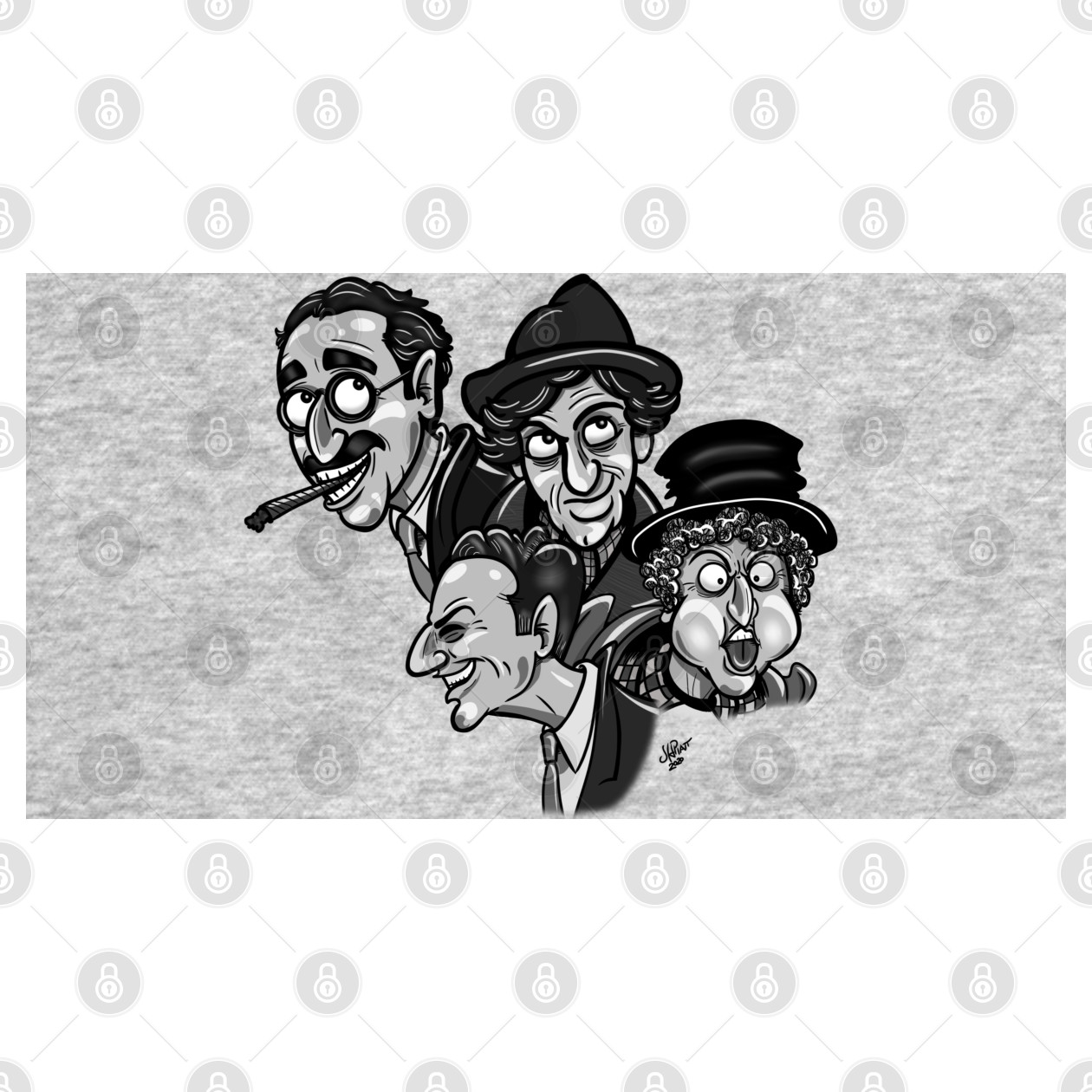 The 4 Marx Brothers - Marx Brothers - T-Shirt | TeePublic
