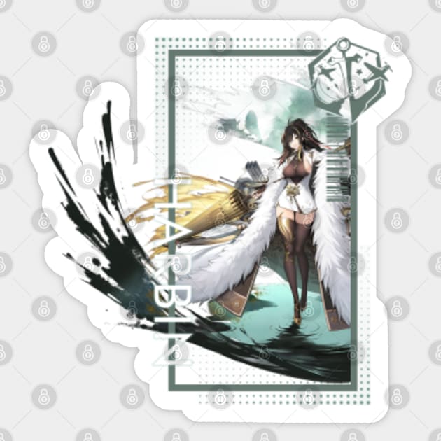 Harbin - Azur Lane - Character Portrait - Azur Lane - Sticker | TeePublic