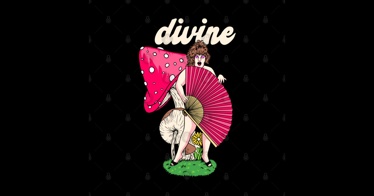 Divine - Aestethic Style Fanart Design - Divine - Sticker | TeePublic
