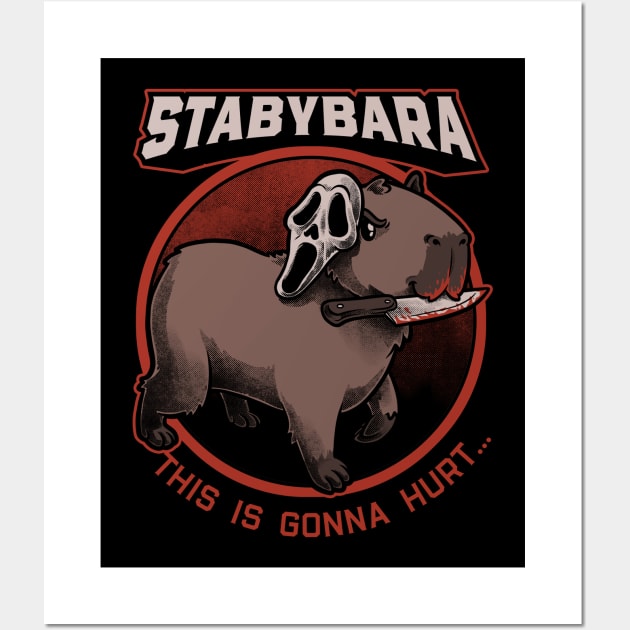 Slasher Capybara - Horror Movie Fun Pet - Capybara - Posters and Art ...