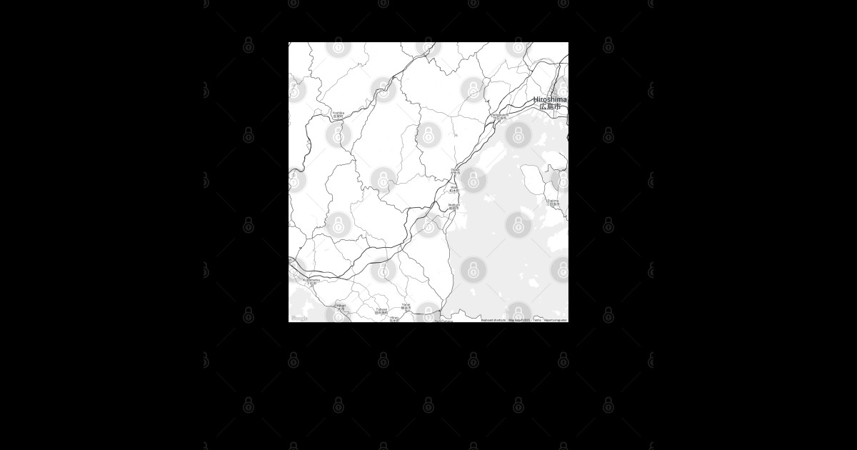 Minimalist Iwakuni Map Art - Japan City Coordinates Design - Iwakuni ...