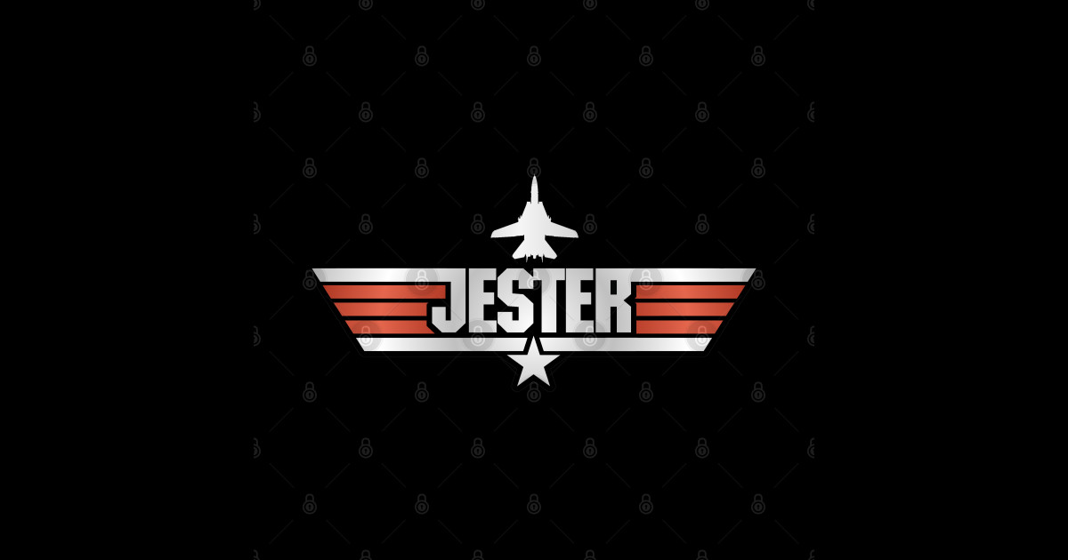 Top Gun Style - Jester - Top Gun - Sticker | TeePublic