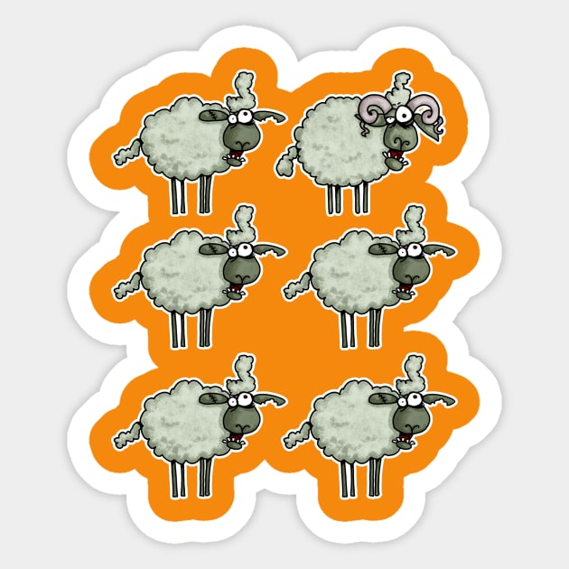 Zombie Herd II - Zombies - Sticker | TeePublic
