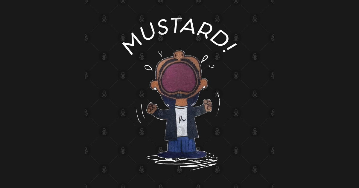 Kendrick Lamar Mustard Meme T-Shirt | Viral GNX Album Kendrick Lamar ...