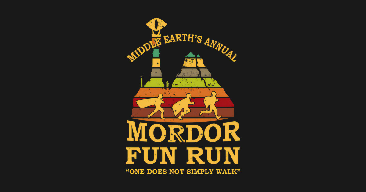 Middle Earths Annual Mordor Fun Run One Does Not S - Lord Of The Rings ...