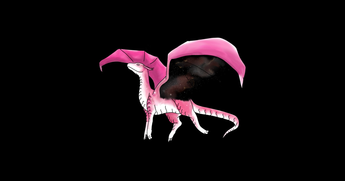 Pink dragon - Pink - Sticker | TeePublic