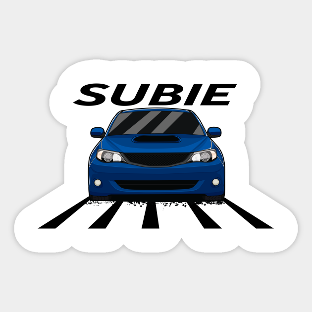 Blue subie - Subaru - Sticker | TeePublic