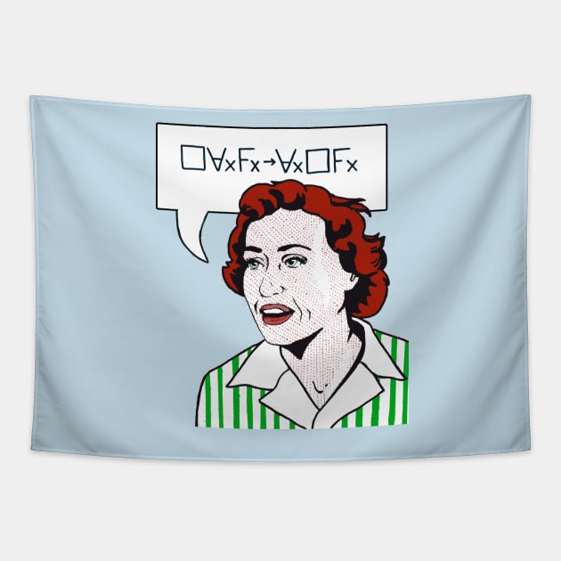 Converse Barcan Philosophy Tapestry TeePublic