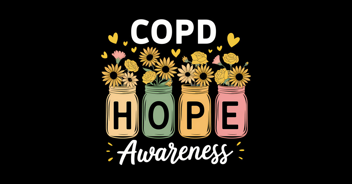 Tu COPD Awareness Month Costume Flower Ribbon Gift Warrior - Copd ...