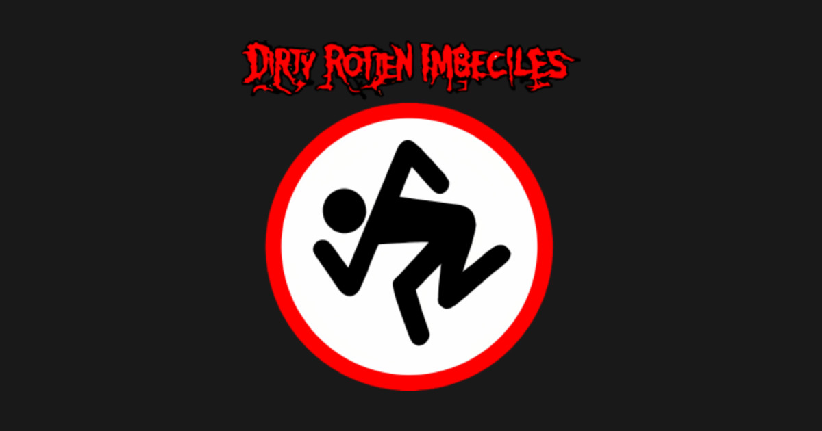 Dirty Rotten Imbeciles Iconic Running Man Symbol of Thrash Speed ...
