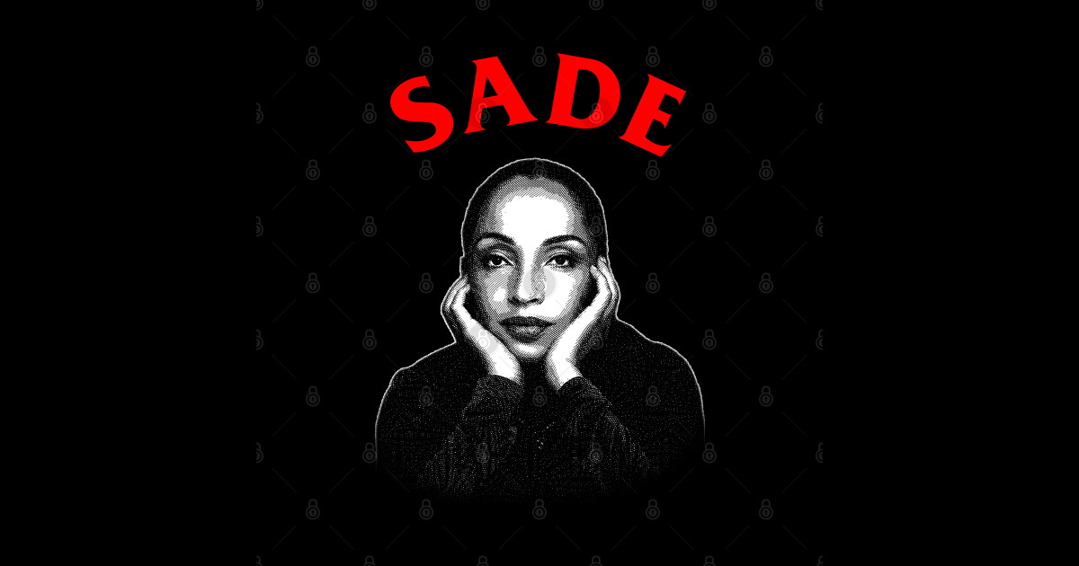 Sade - Engraving - Sade Adu - Sticker | TeePublic