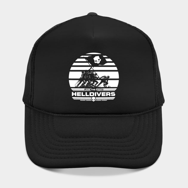 Helldivers join the fight - Helldivers - Hat | TeePublic