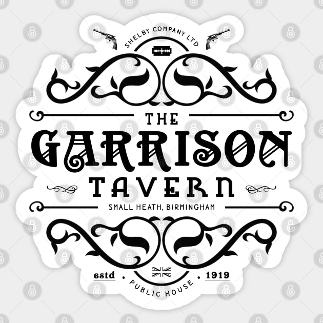 The Garrison Tavern - Peaky Blinders - Sticker | TeePublic