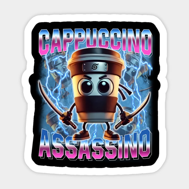 Italian Brainrot Cappuccino Assassino, Funny Cappuccino Meme Coffee ...