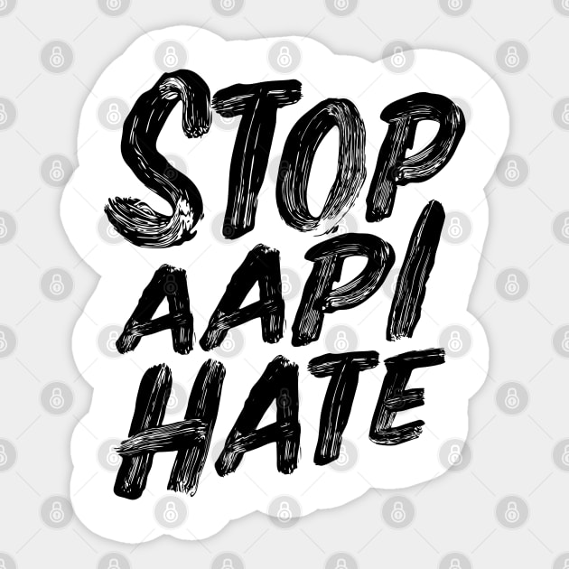 Stop AAPI Hate Official Logo (action) - Stop Aapi Hate - Sticker ...