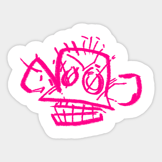 Pink monkey graffiti mural jinx arcane urban street vandal - Arcane ...